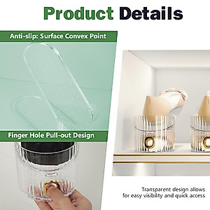 PureSprout Shoe Slot Organizer,Adjustable Shoe Stacker for a Pair of Shoes,Shoe Holder Space Saver,Double Deck Shoe Riser Shoe Rack,Shoe Organizer for Closet(10-Pack Clear)