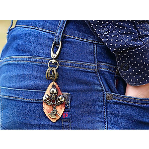 ALIMITOPIA 100 Grams Assorted Skull Skeleton Bone Punk Steampunk Charm Pendant Connector for DIY Necklace Bracelet Jewelry Making Findings