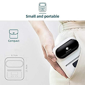 XXXDXDP Label Printer- Portable Thermal Label Maker Apply to Labeling, Shipping, Office, Cable, Barcode Label Printer (Color : D)