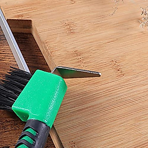 STOBOK 1Pc Horse Hoof Pick, Anti-Slip Deluxe Durable Ergonomically Practical Grip Hoof Pick with Brush Cleaning Tools for Horse Grooming Tools