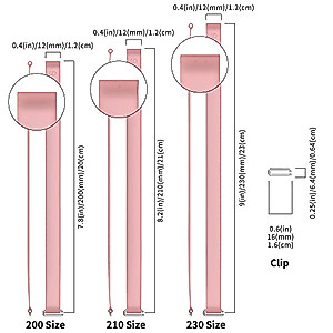 C-Shaped Clip Finger Phone Grip, Sinjimoru Silicone Cell Phone Strap for Phone Case with Clip as Phone Loop Holder for iPhone Case & Samsung Phone. Sinji Loop Clip Pink 210