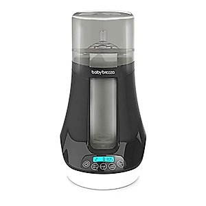 Baby Brezza Electric Baby Bottle Warmer, Breastmilk Warmer + Baby Food Warmer and Defroster - Universal Warmer Fits All Feeding Bottles: Glass, Plastic, Small, Large + Newborn – Digital Display