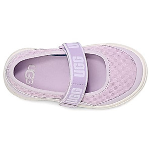 UGG Unisex-Child Rennon Skimmer Glitter Sneaker, Lavender Fog, 11 Little Kid