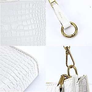 sembook Shoulder Bag For Women Crossbody Purse Clutch Crossbody Small (White)