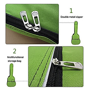 HOT SEAL 5MM Sponge Waterproof Durable Colorful Conventional Guitar Case Bag with Storage (For 40&41 Inch, Black)