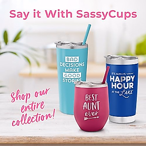 Wise Woman Insulated Stainless Steel Tumbler with Lid and Straw - Funny Travel Mug for Retirement Parties - Teacher Coffee Mug - Nurse Travel Tumbler - Funny Birthday Divorce Going Away Gift For Women