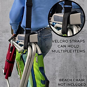 NGIL Royal 2 Pack Adjustable Beach Chair Carry Strap Universal Folding Chair Carry Strap for Camping,Picnic and Outdoor