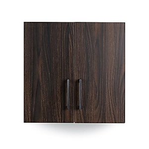 Minerva Overhead Towel Cabinet in Walnut