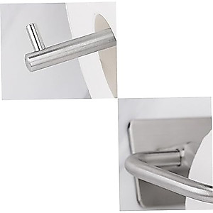 Tissue Storage Shelf Roll Bathroom Accessories Roll Tissue Holder Roll Nail Free Paper Towel Holder Toilet Paper Holder Silver Paper Rack
