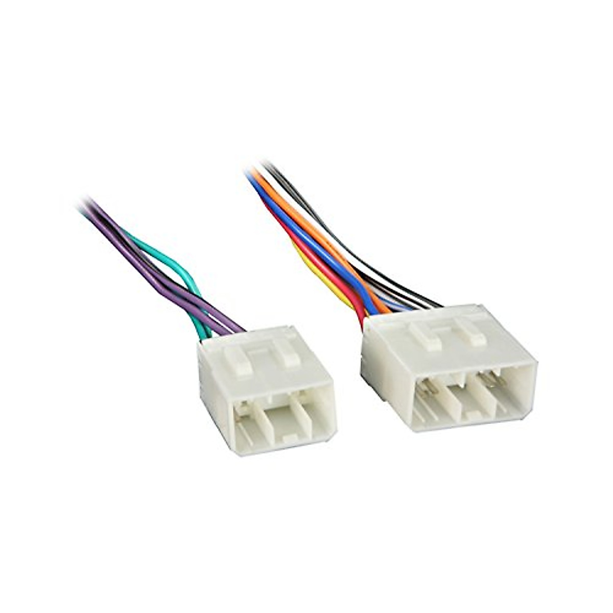 Metra 95-7502B Double DIN Dash Installation Kit for Select 2000-06 Mazda MPV Vehicles (Black) & 70-7901 Radio Wiring Harness for Mazda 90-01Power/4 Speaker