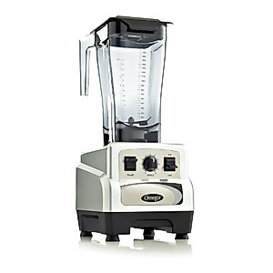 Omega BL460S 3 Peak Horse Power Commercial Blender Variable Speed with Pulse, 64-Ounce, Silver