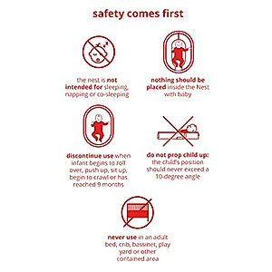 Skip Hop Baby Nest, Playful Retreat, Grey Melange