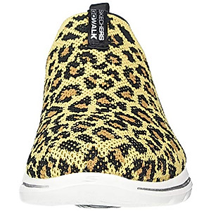 Skechers Women's Go Walk 5 - Wildlife Sneaker, Leopard, 7.5 US