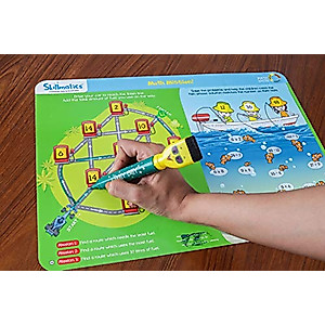Skillmatics Educational Game : Math Master | Reusable Activity Mats with 2 Dry Erase Markers | Gifts & Learning Tools for Ages 6-9