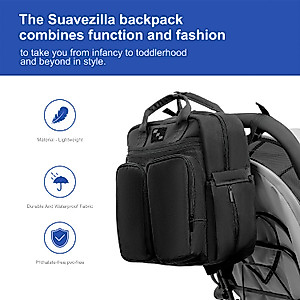 Suavezilla Mini Belt Bag Waist Small Pouch with Strap Fanny Pack Crossbody Bag for Women Bum Bag for Workout Sports Traveling Walking Running Hiking Cycling Shopping Hiking,Nylon Waterproof,Black