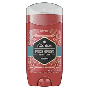 Old Spice Deodorant for Men Pure Sport Scent Red Zone Collection 3 Oz (Pack of 3) Packaging May Vary
