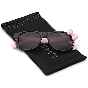 Kids Toddler Hello Kitty Character Costume Retro Fashion UV400 Sunglasses for Little Baby Girls Age 0-4