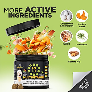 Googipet Multivitamin 2 Pack Bundle - 1 90 Count Chicken & Vegetable Flavor + 1 90 Count Peanut Butter & Pumpkin Flavor