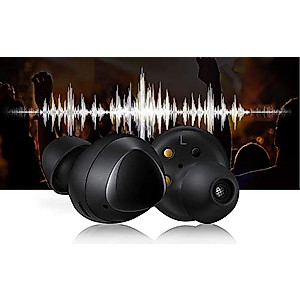 Zotech 8 Pair Eartips Set Anti Slip Earhooks Kit for Samsung Galaxy Buds 5 Pairs Silicone Earbud Eartips XS/S/M/L/XL, 3 Pairs Earhooks S/M/L (Black)