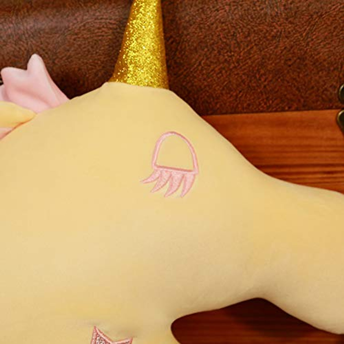 LJCM U Shaped Travel Pillow, Portable Cute Lightweight Cartoon U Shaped Neck Cushion Soft for Office for Students (Blue)