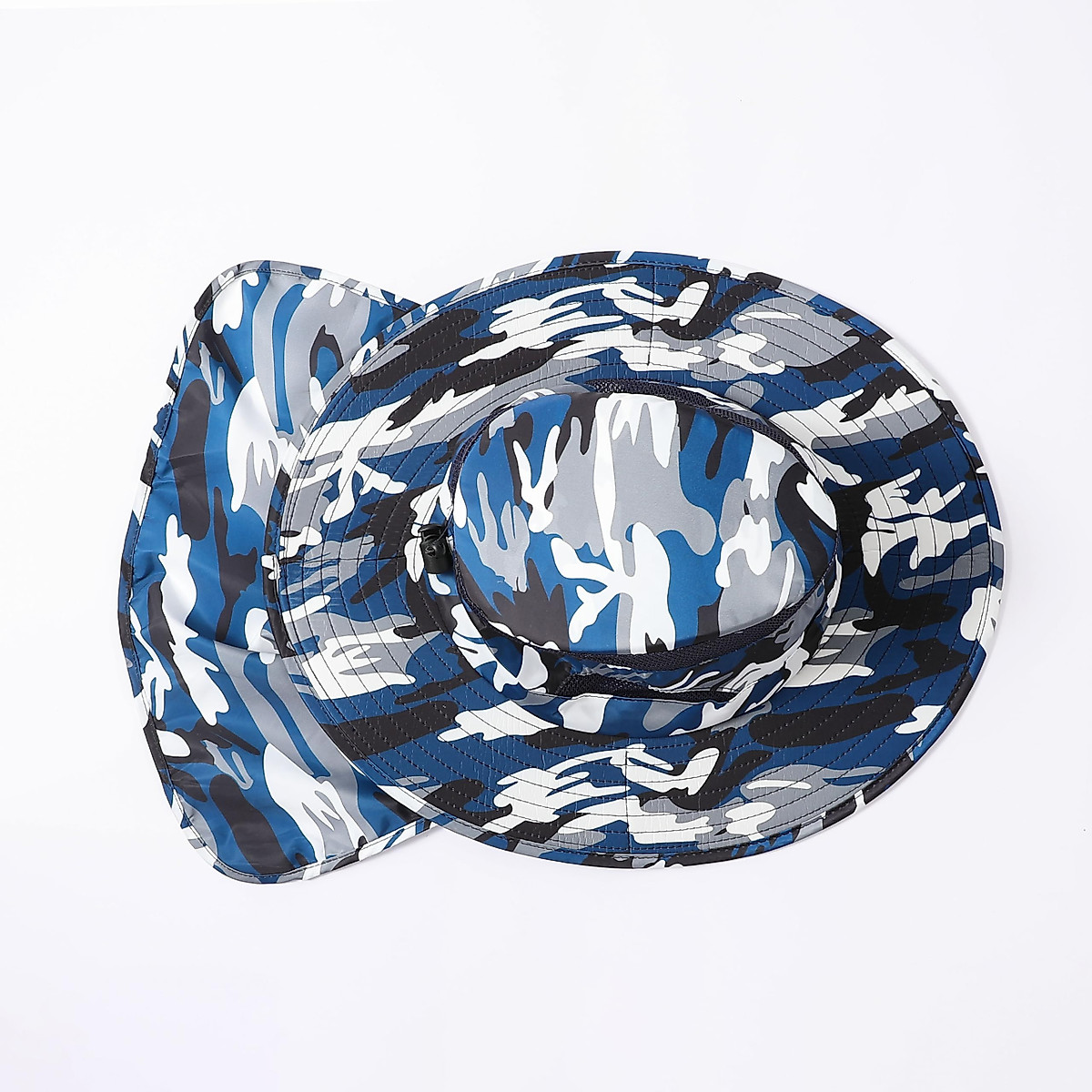 UV Protection Sun Hat with Neck Flap for Men Women, Breathable Summer Hot Weather Work Hat SPF UPF 50+ Sunhat for Fishing, Safari, Outdoor Adventure, Gardening, Camping, Travel, Yardwork, Hiking