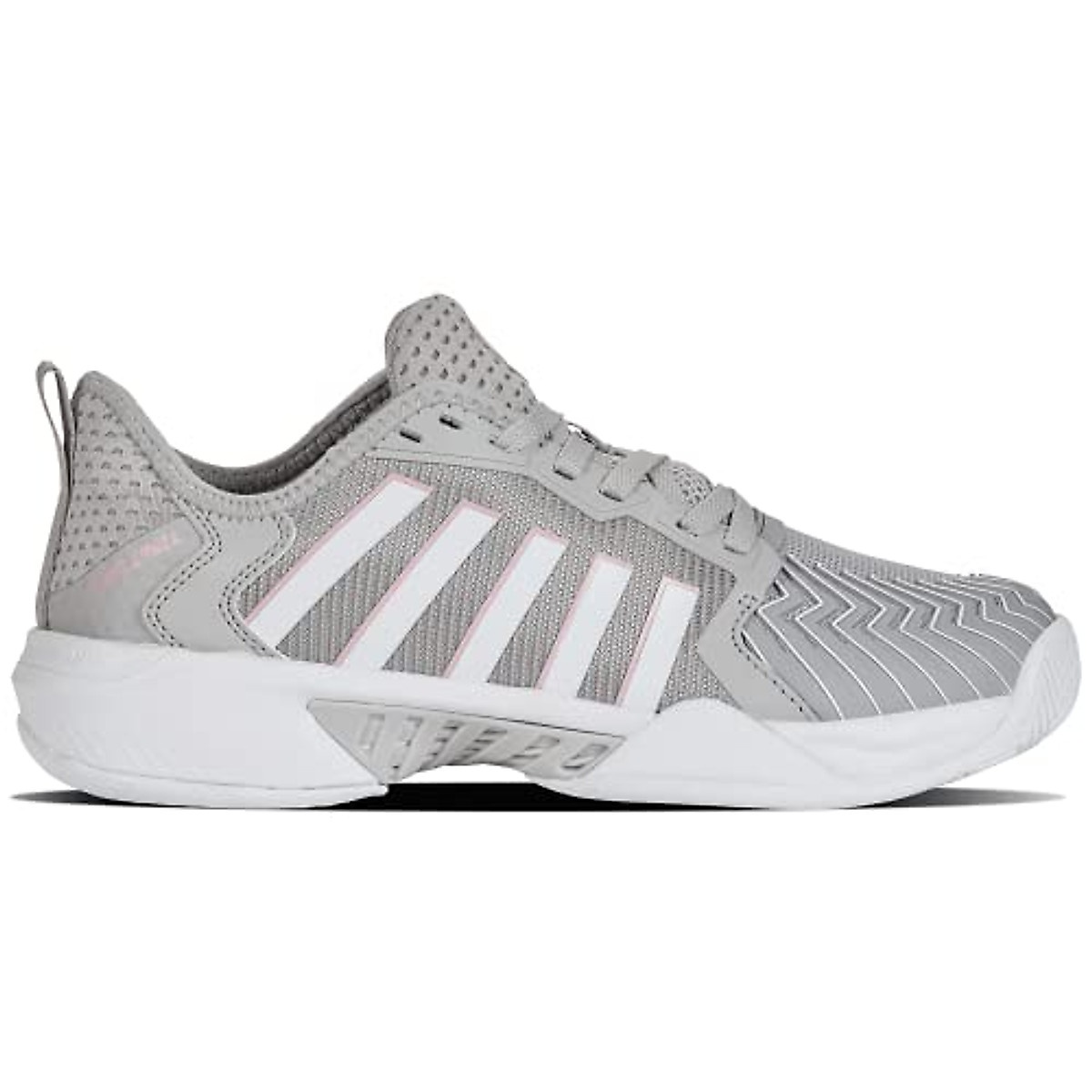 K-Swiss Women's Pickleball Supreme Shoe, Vapor Blue/White/Coral Blush, 8.5 M