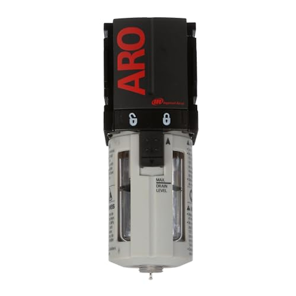 ARO Ingersoll Rand ARO F35121-400-VS Air Line Filter, 1/4" NPT - 150 psi Max Inlet, Black