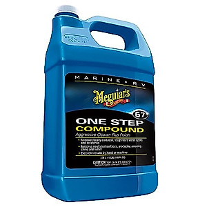 Meguiar's M6701 One Step Compound - 1 Gallon, Blue, 128 Fl Oz (Pack of 1)