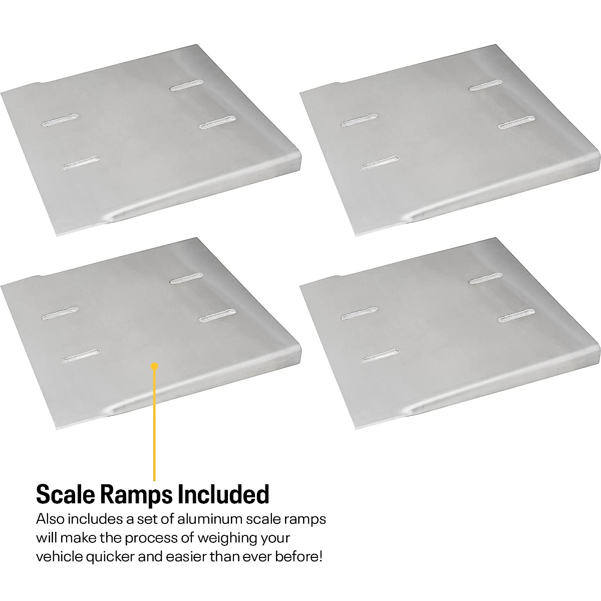 Speedway Motors Wireless Scales and Ramps Kit, 7000 LB Capacity, LCD Display, Accurate Weighing, Live Data Streaming, Portable Case, Ideal for Race & Track Use