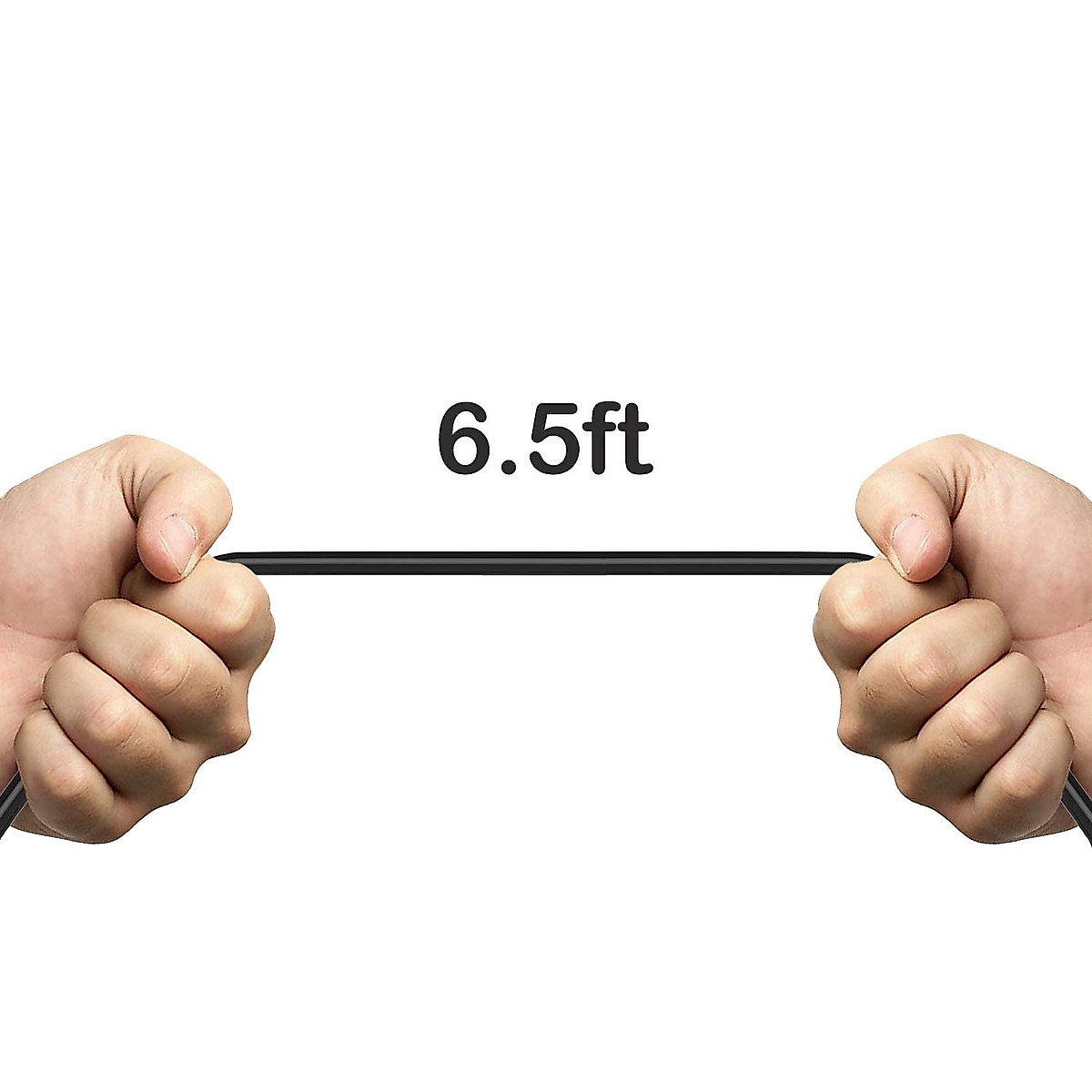 8 Pin Backup Camera Extension Cable,8 Pin 6.5 Ft Dash Cam Extension Cord, Car Camera Cable for Reverse Camera Car Recorder Rear View Camera(6.5ft)