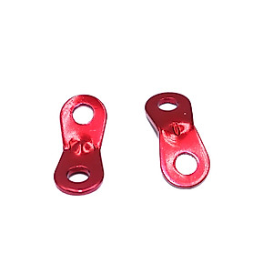 FGen 30pcs Outdoor Binocular Aluminum Umbrella Rope Buckle Tent Canopy Pull Rope Accessories Wind Rope Buckle Fixed Buckle Stop Adjustment Piece