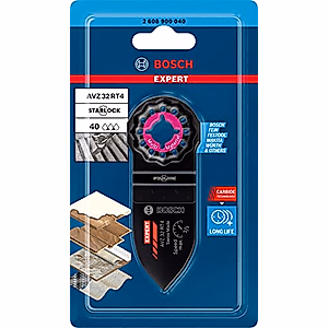 Bosch 1x Expert AVZ 32 RT4 Sanding Fingers (for Paint on Wood, Laminate, Width 32 mm, Professional Accessory Multitool)