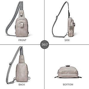 Rotora Small Sling Bag for Women Crossbody Purse, Crossbody Bags for Women Trendy, Fanny Pack Crossbody Chest Bag for Men