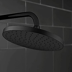 Fontana St. Gallen Round Rain Shower Head With Masterclean Spray Face In Oil Rubbed Bronze Finish (8 Inch)