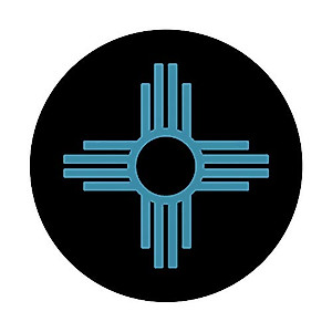 New Mexico Zia Symbol PopSockets PopGrip: Swappable Grip for Phones & Tablets