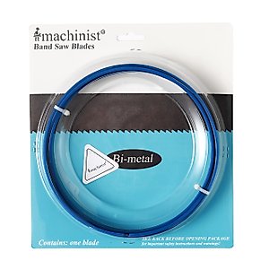 Imachinist S80121216 80" x 1/2" x 12/16TPI Bi-Metal Band Saw Blades for Soft Ferrous Metal Variable Teeth