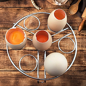 TOMOTE Egg Steamer Rack Trivet for Instant Pot Accessories 5 Qt, 6 Qt, 8 Qt Pressure Cooker - 2 Pack Stackable 304 Stainless steel Multipurpose Cooling Rack (2 Pack)