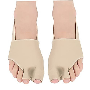 LALAFINA 1 Pair Night Splint Thumb Brace Foot Protectors for Feet Hallux Valgus Separator Bunion Sock Protector Big Toe Brace for Bunion Ease Foot Pain Socks Thumb Bunions Protector Gloves