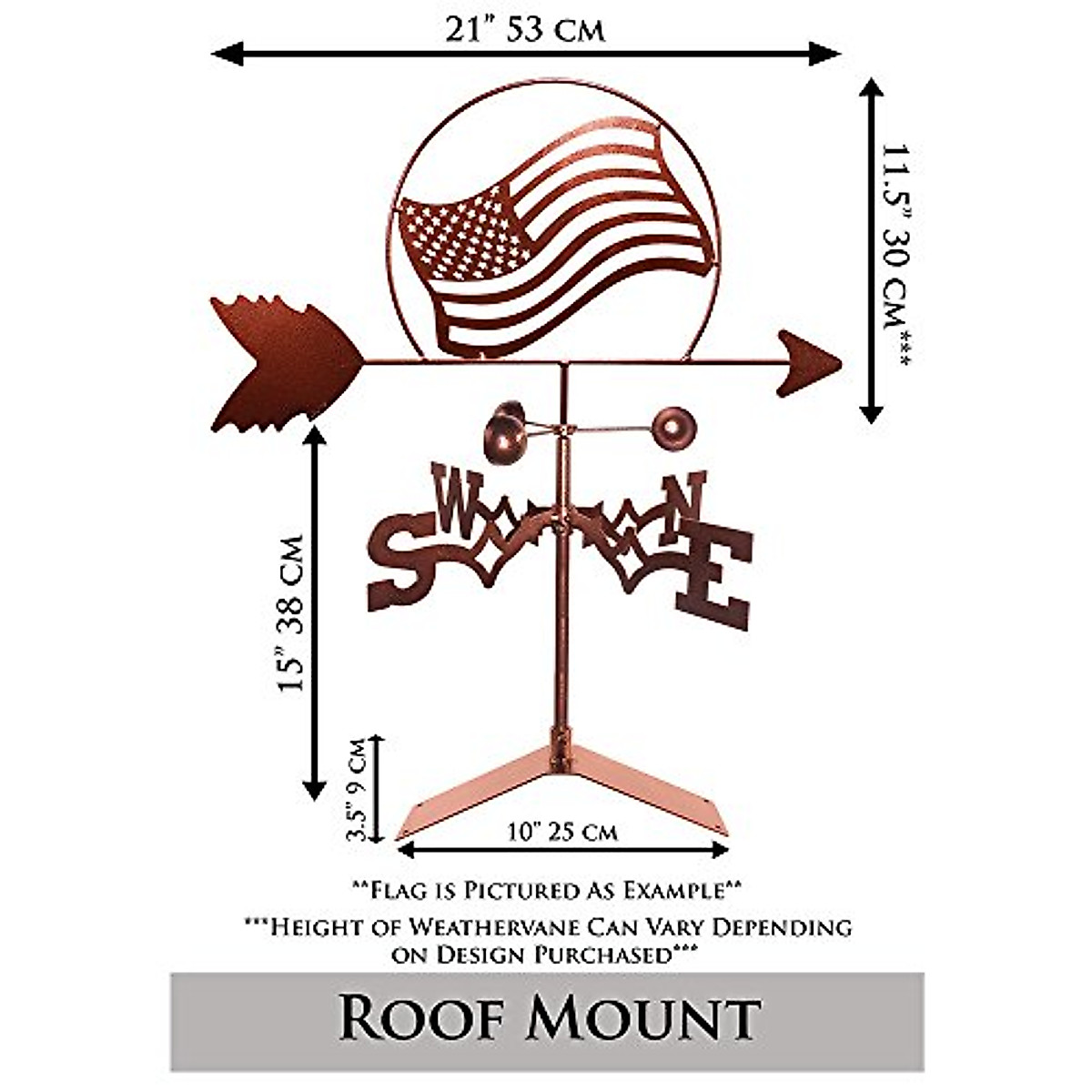 SWEN Products Hand Made Cobra Helicopter Weathervane ~New~