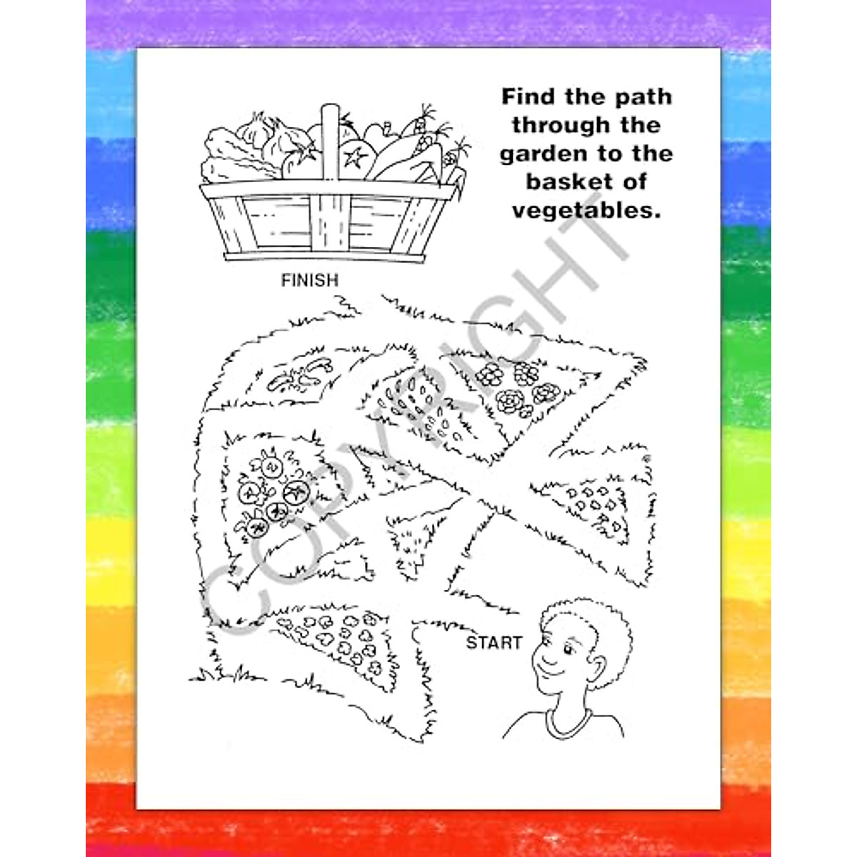 ZOCO - Good Nutrition - Educational Coloring Books (25 Bulk Pack, Without Crayons) - Healthy Eating Handout - Games, Puzzles, Fun Activities for Kids