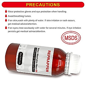 RepRapper 203 UV-Resin, Dual Color Water Washable 3D Resin for LCD 3D Printer 500g Blueish Purple