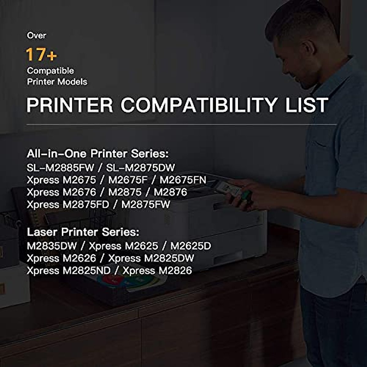 E-Z Ink (TM) Compatible Toner Cartridge Replacement for Samsung 116L MLTD116L D116L MLT D116L to use with SL-M2625D SL-M2675F SL-M2825DW SL-M2835DW SL-M2875FD SL-M2875FW SL-M2885FW (1 Black)