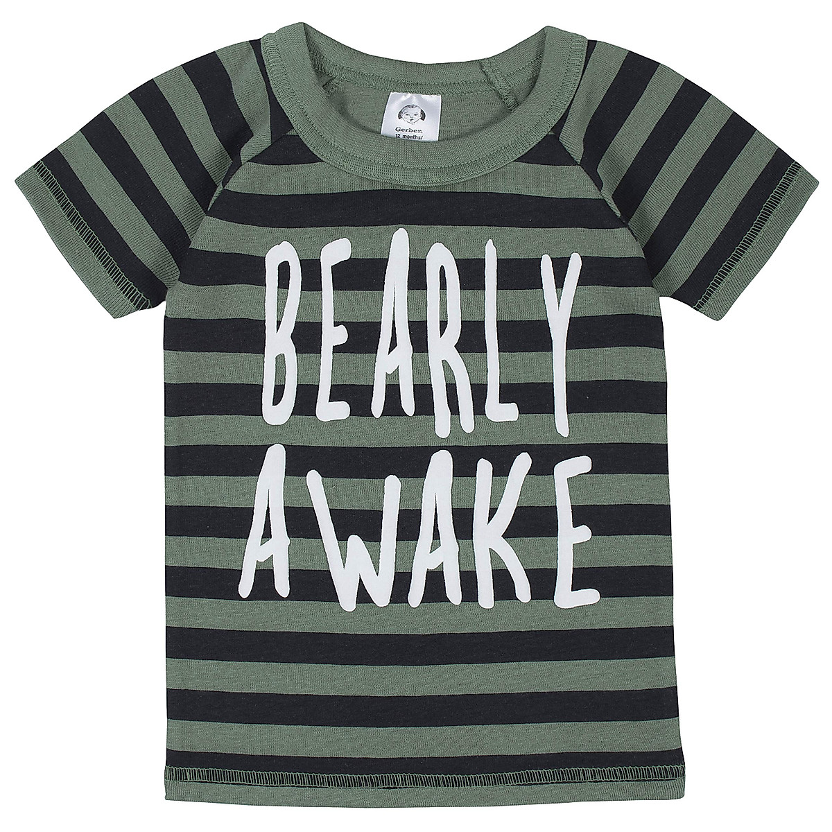 GerberBaby BoysToddler Snug Fit 4-Piece Pajama SetBear Grey3T