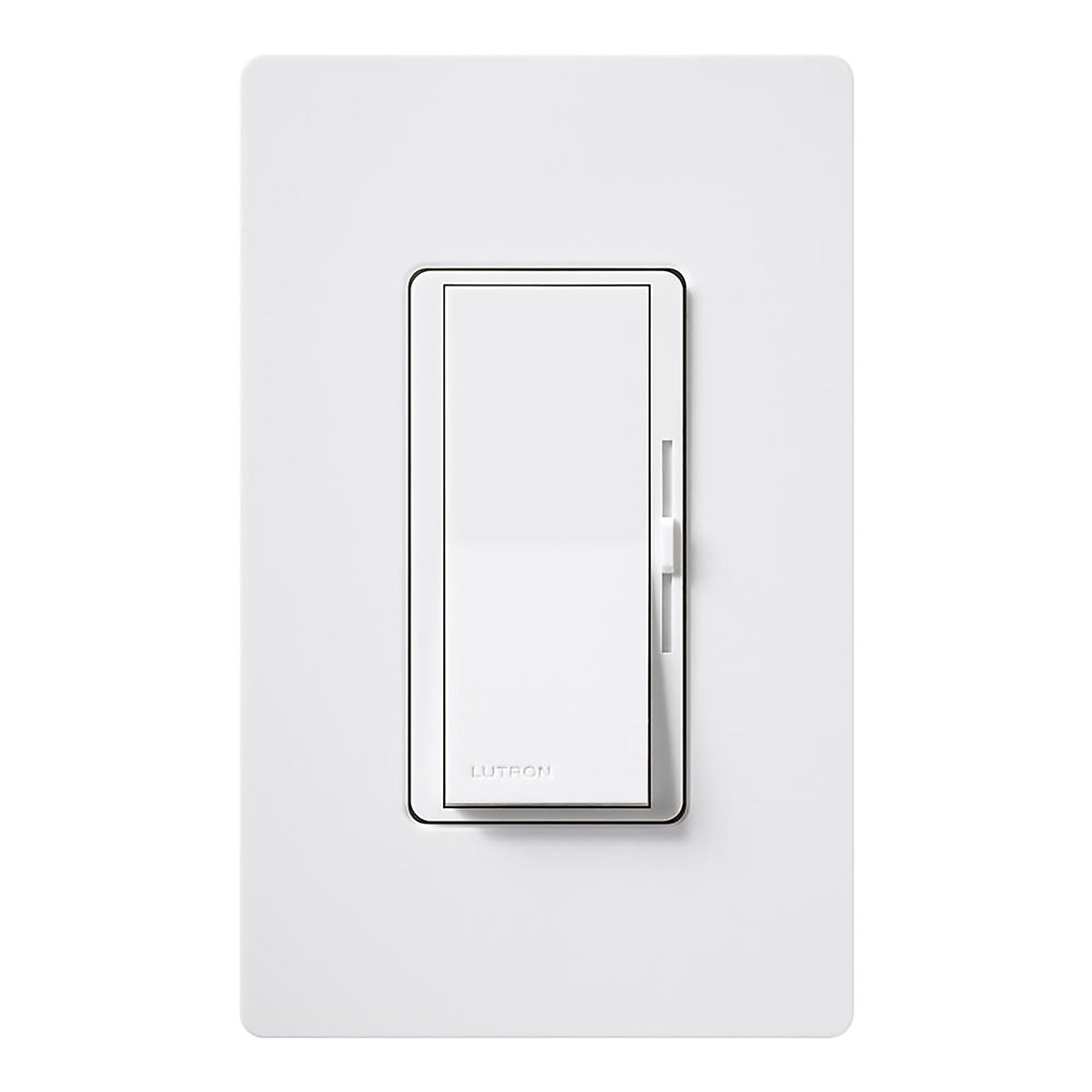 Lutron Diva LED+ Dimmer Switch for Dimmable LED, Halogen and Incandescent Bulbs, Single-Pole or 3-Way, DVCL-153P-WH, White (2-Pack)