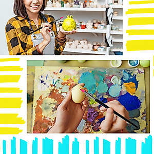 Sdanart Professional Silicone Rubber Tip Paint Pens Brushes，5pcs Silicone Paint Brush，Silicon Color Shapers Brushes，Rubber Paint Brush，Silicone Artist Brushes，Flexible Clay Sculpture Tools （Size 8）