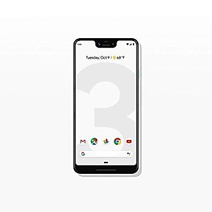 Google - Pixel 3 XL with 64GB Memory Cell Phone (Unlocked) - Clearly White (Renewed)