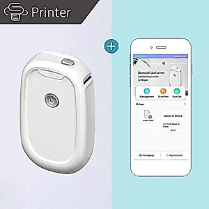 KXDFDC Portable Printer， L11 Thermal Label Printer Home Portable Label Machine