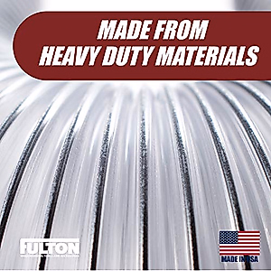 5" x 10' (5 inch diameter by 10 feet long) Ultra-Flex Clear Vue Heavy Duty PVC Dust, Debris and Fume Collection Hose - MADE IN USA!