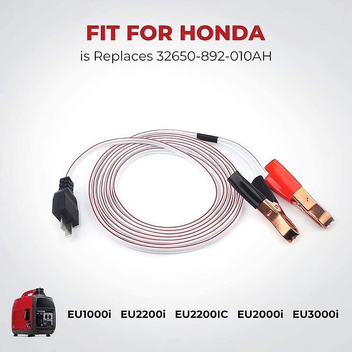 Buddle 2 Items: BougeRV Generator DC Cable for Honda and Generator Parallel Cable for Honda