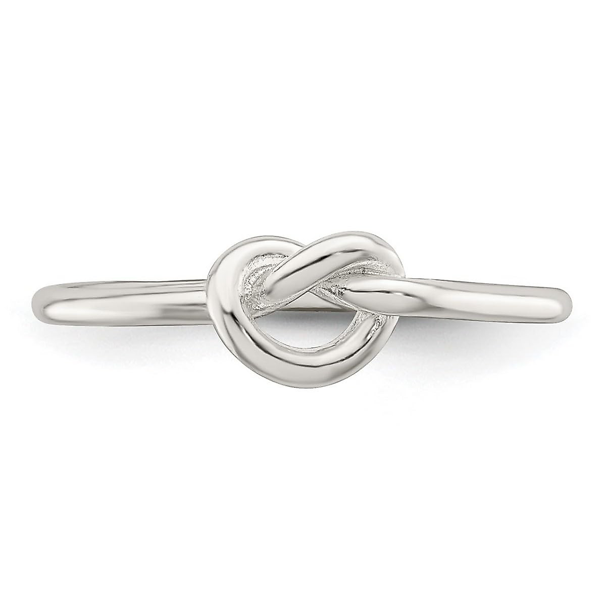 925 Sterling Silver Solid Polished Knot Ring Size 6 Jewelry for Women